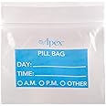 Apex Pill Baggies - 50Count : Amazon.co.uk: Health & Personal Care