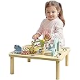 Navaris Wooden Baby Activity Table – Fun and Complete Learning Table ...
