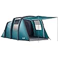 Trail Brazen Inflatable 4 Man Air Tent with Living Area, Family Camping ...