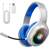 Awinnasey PH1 2.4GHz Wireless Gaming Headset for PS5, PS4, PC, Switch ...