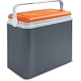 Large 24 Litre Cooler Box Camping Beach Lunch Picnic Insulated Food+ 2 ...
