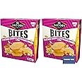 Jacob's Bites Mature Cheddar & Onion Crackers (125g x 2) - Savory Snack ...