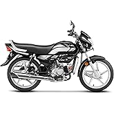 Hero Hf Deluxe 24 BS6 (DRSC) I3S FI Bike Black-Grey Stripe Booking For ...