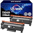 Uniwork Toner Cartridge Replacement for Brother TN2420 TN2410 Compatible with L2310D L2350DW ...