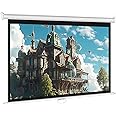 INMOZATA Screen Projector Roller Blind 210 cm, Picture 197 x 147 cm ...
