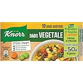 Knorr - Dado Vegetale, senza Glutammato - 12 dadi - [confezione da 12 ...