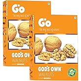 GO Organic Light Broken Walnuts (Without Shell) 1Kg (250gm x 4) | Walnuts Dry Fruits | Organic ...