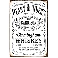 NNGT Vintage Peaky Blinders Pub Whisky Tin Sign Metal Sign Metal Decor ...