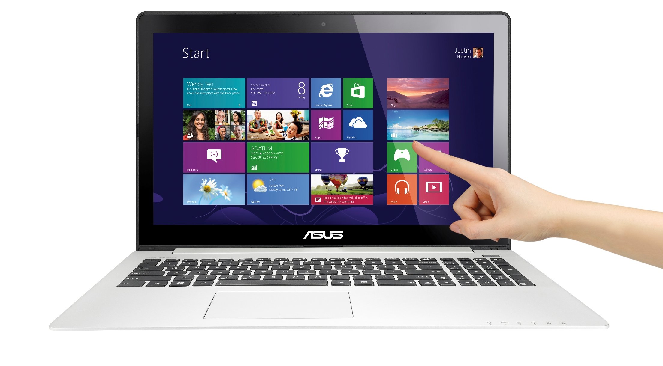 Asus R550CA-CJ133H Vivobook Ordinateur Portable 15,6" tactile (39,62 cm ...