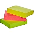 Post-it Notes 38 mm x 51 mm Hangable Flow, Neon Colours Yellow, Pink ...