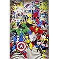 Amazon.de: Marvel Comics Poster Superhelden Plakat | Bild 91x61 cm