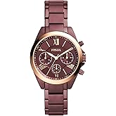 Fossil Fashion Analog Rose Gold Dial Women's Watch-BQ3036 Stainless ...