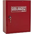 Firechief Document Cabinet with Key Lock-Red, A4 : Amazon.co.uk: DIY ...