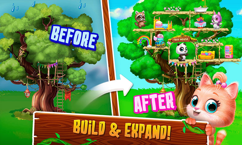 Panda Lu Treehouse - Cute Pet Care & Building Fun for Kids: Amazon.de ...