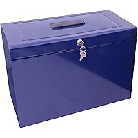 Cathedral Products A4 Steel File Box with Starter Pack of 5 Suspension ...