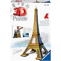 Ravensburger - Puzzle 3D, Tour Eiffel, Puzzle per Adulti e Ragazzi 10+ Anni, Idea Regalo, 216 ...