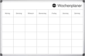 Bi-Office Magnetischer Wochenplaner Maya, Trocken Abwischbar, Inklusive ...