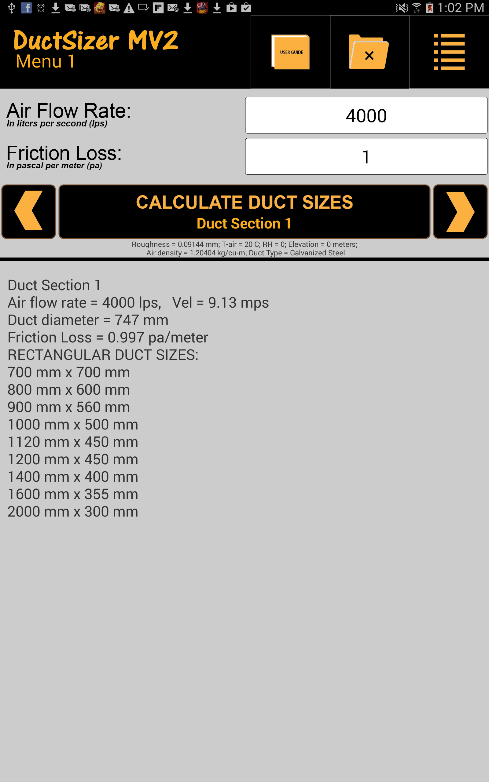 DuctSizer_MV2: Amazon.de: Apps für Android