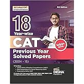 Buy Disha 40 Topic-wise CAT QA, DILR & VARC Previous Year Solved Papers (2024 - 1994) - set of 3 ...