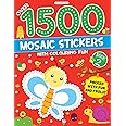 Buy 1500 Mosaic Stickers Book 2 with Colouring Fun - Sticker Book for ...