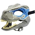 fikujap Dino mask with flexible pine, Raptor Dinosaurs Mask for ...