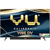 Vu 139cm (55 inches) GloQLED Series 4K QLED Smart Google TV 55QLED25 ...