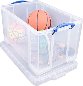 Really Useful 84 Litre Storage Box, Clear : Amazon.co.uk: Home & Kitchen