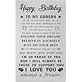 HYHYDHP Godson Birthday Card - Godson Birthday Cards Gift for Men Boys ...