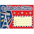 SuperStickers Certificat De Merite Sparkling French Certificate,A5 ...