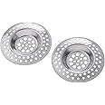 Wenko 4930302100 Sink Strainer Set of 2 7 cm Stainless Steel : Amazon ...
