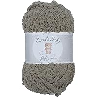 Zarela Baby Fluffy Wool 25g (14 Dark Grey) : Amazon.co.uk: Home & Kitchen