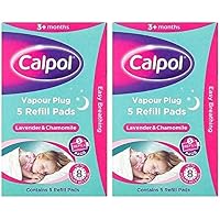 Calpol Vapour Plug Nightlight - Refill Pads Only, 5 Count (Pack of 2 ...
