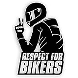 Aufkleber Respect for Biker : Amazon.de: Handmade Produkte