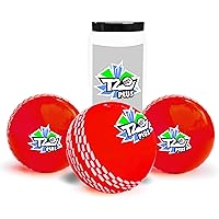jaspo T-20 Plus Practice Cricket Ball/Wind Balls (125-130 GMS) for ...