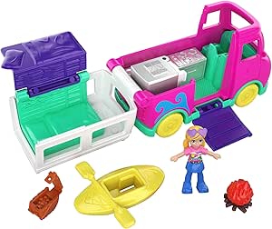 Polly Pocket GKL49 POLLYVILLE Camper Van Vehicle: Amazon.co.uk: Toys ...