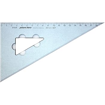 35cm 350mm Professional Metric Plastic Set Square Drawing Drafting ...
