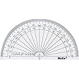 Helix Oxford 10cm 180 degree Protractor : Amazon.co.uk: Stationery ...