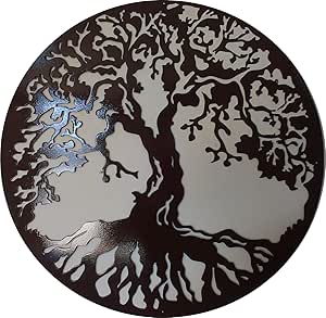 Amazon.de: MetalArtWallDecor Baum des Lebens Wanddeko Metall 90 cm schwarz