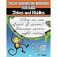 Cursive Handwriting Workbook for Kids: Jokes and Riddles: Amazon.co.uk ...