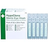 Lewis-Plast Premium 20ml Saline Eye Wash Pods Box of 25 - Contains ...