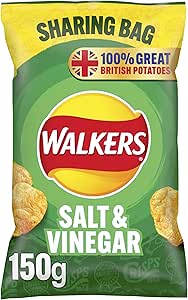 Walkers Salt & Vinegar 150G : Amazon.co.uk: Grocery