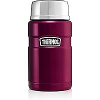 Thermos 81141 Food Flask, Stainless Steel, Raspberry, 710ml : Amazon.co ...
