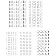 204 PCS Bump Dots for Visually Impaired, Adhesive Dot Silicone Braille ...