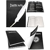 Geekmonkey Death Note Notebook with Free Feather Pen - Anime Cosplay ...