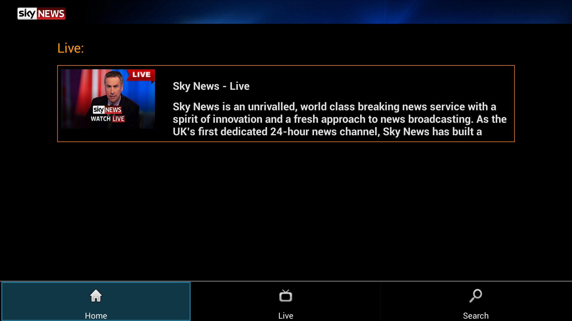Sky News: Amazon.co.uk: Appstore for Android