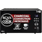 LG 28 L Scan to Cook Wi-Fi Enabled Charcoal Convection Microwave Oven ...