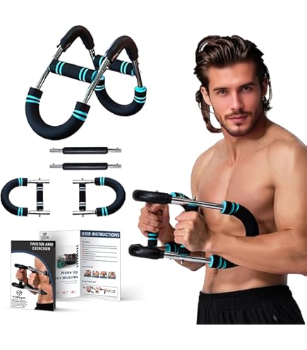 Arm Exercise Equipment Adjustable Arm Trainer & Chest Workout Bar ...
