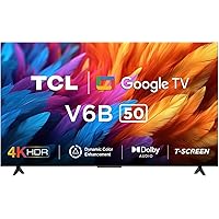 TCL 126 cm (50 inches) 4K Ultra HD Smart QLED Google TV 50C61B (Black ...
