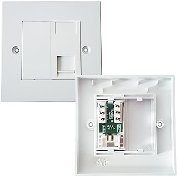 BT Telephone ADSL Broadband Faceplate Filter Adaptor (Centralised ...