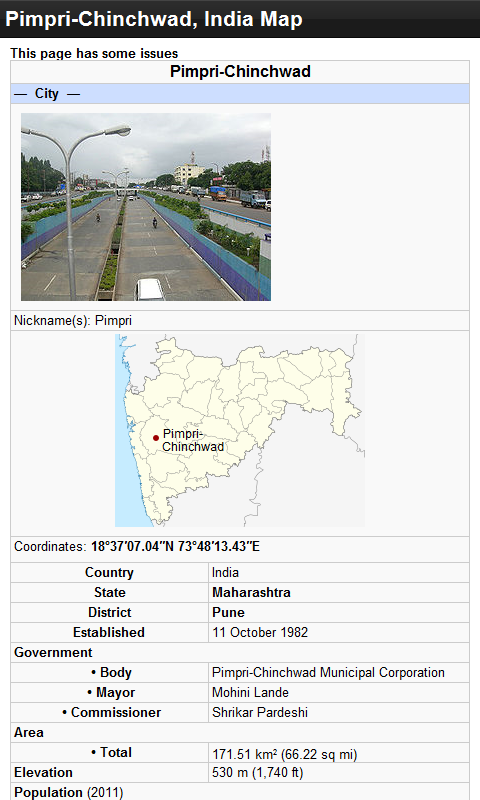 Pimpri-Chinchwad, India Offline Map: PLACE STARS: Amazon.co.uk ...